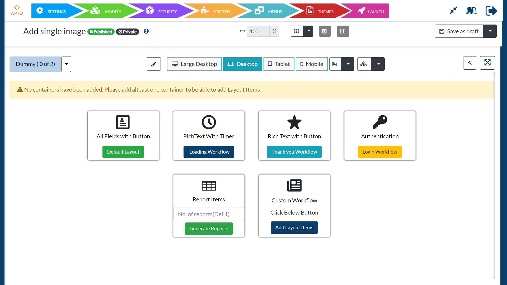 APTO – Full Stack Accelerator